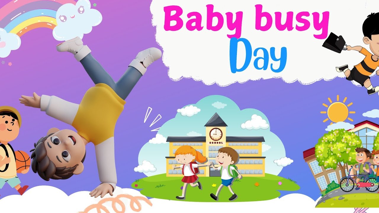 School Day Morning Fun to School Adventures | School Rhyme Good morning ...