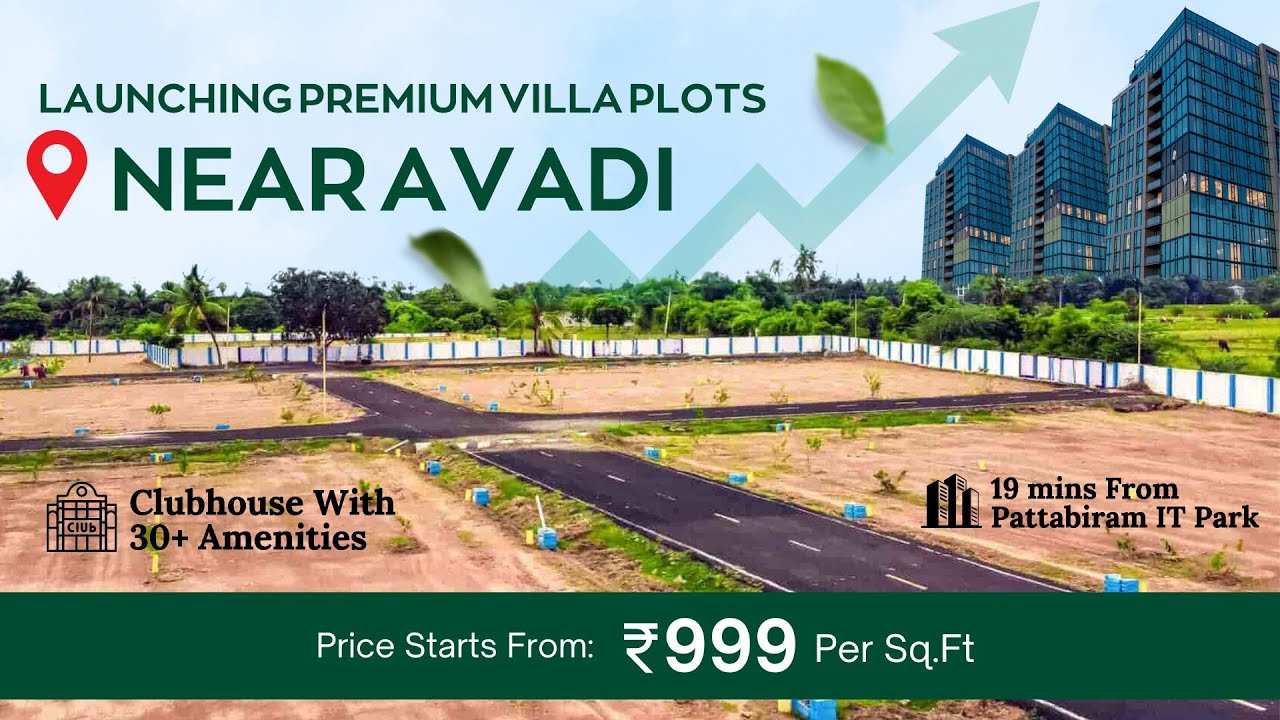 VR Pearl City : Plots For Sale in Chennai Thiruninravur |98844 45806 ...