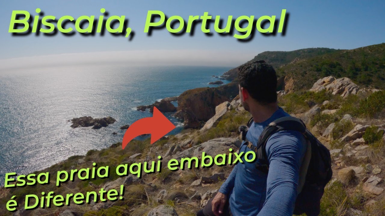 Essa PRAIA aqui em PORTUGAL é diferente tá! - Caminhando pelas ...