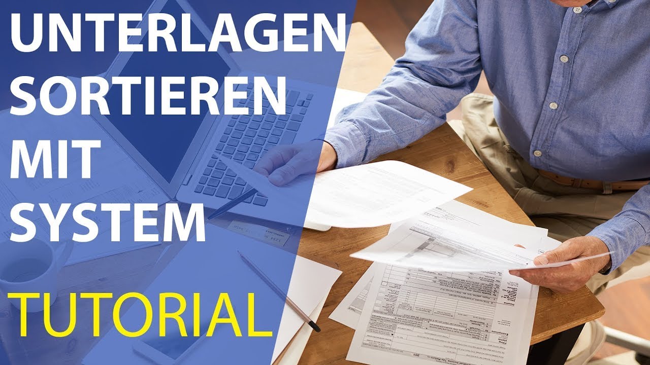 Steuerunterlagen professionell sortieren (TUTORIAL) Steuerberater ...