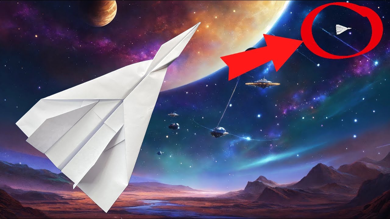 How to Make a Paper Airplane that Flies Really Far, Jet Fighter, Flying ...