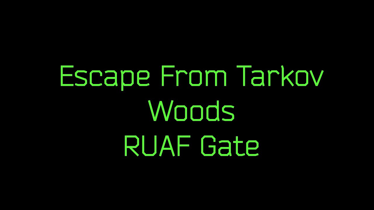 EFT Woods RUAF Gate Extract - YouTube