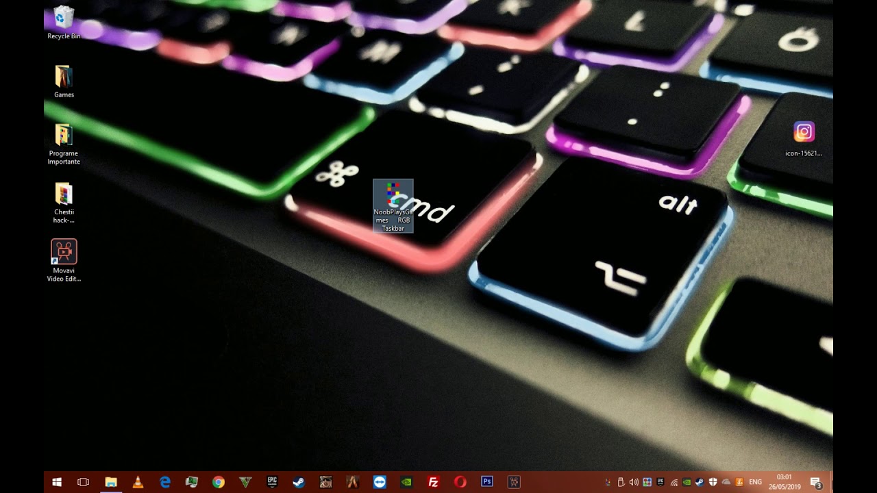 [2]Cum sa faci TaskBar RGB/Rainbow - YouTube