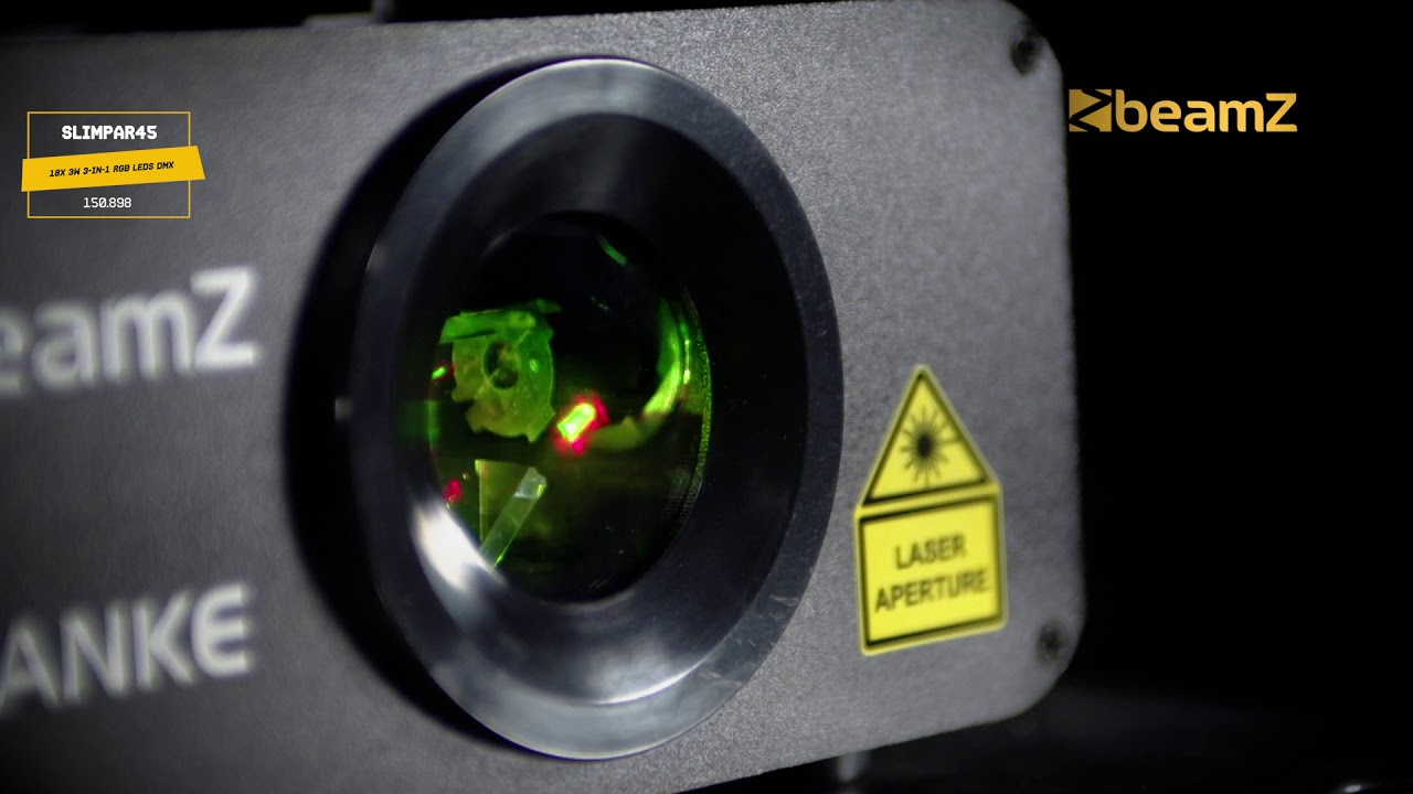BeamZ Ananke 3D Laser 152.798 - YouTube