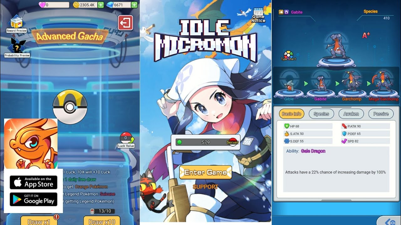 Idle Micromon : Got Garchomp LEGENDARY pokemom || pokemon RPG #2023 # ...