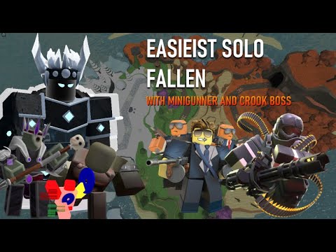 Solo Fallen with Crook Boss and Minigunner REWORK!!!! - YouTube