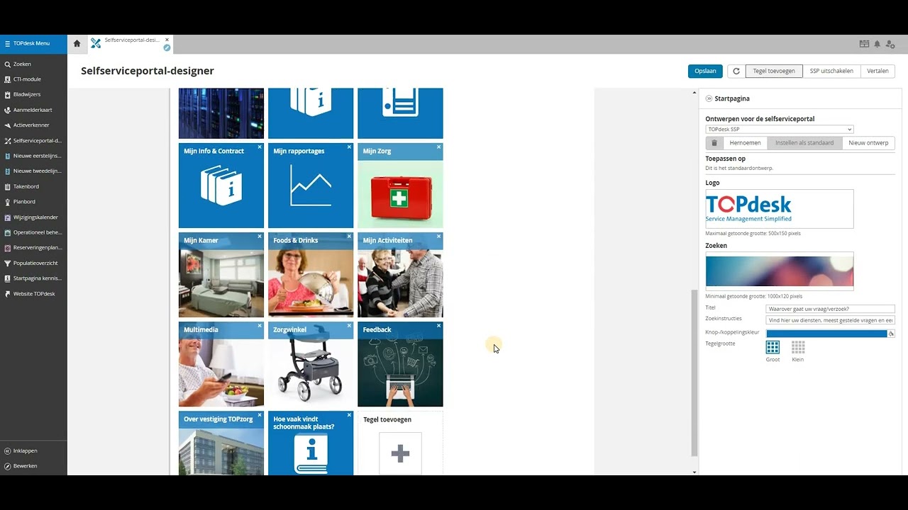 Topdesk selfserviceportal aanpassen - YouTube