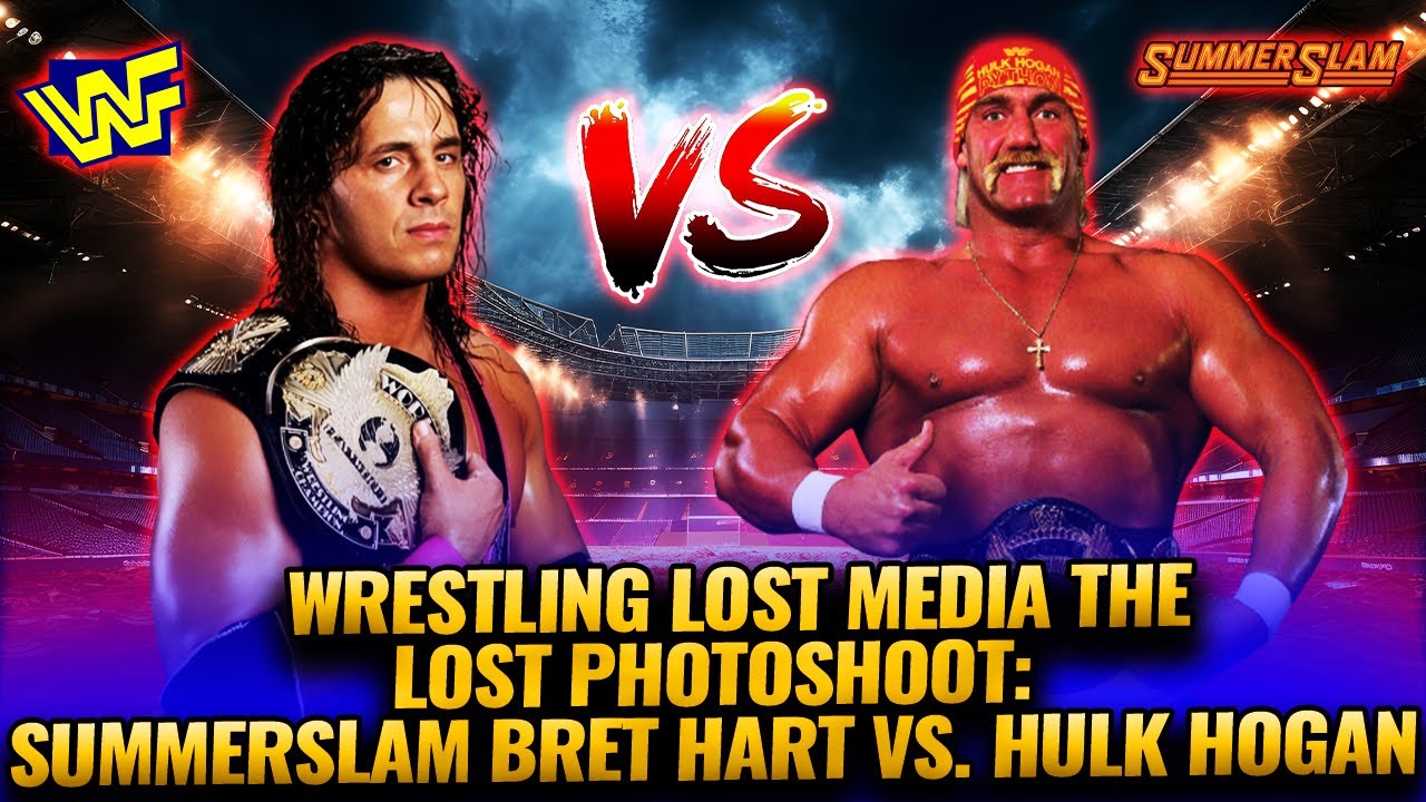 WRESTLING LOST MEDIA | The Lost Photoshoot: SummerSlam Bret Hart vs ...