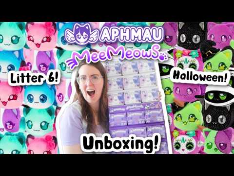 Aphmau Meemeows Unboxing Full Sets - Litter 6 & Halloween! - YouTube
