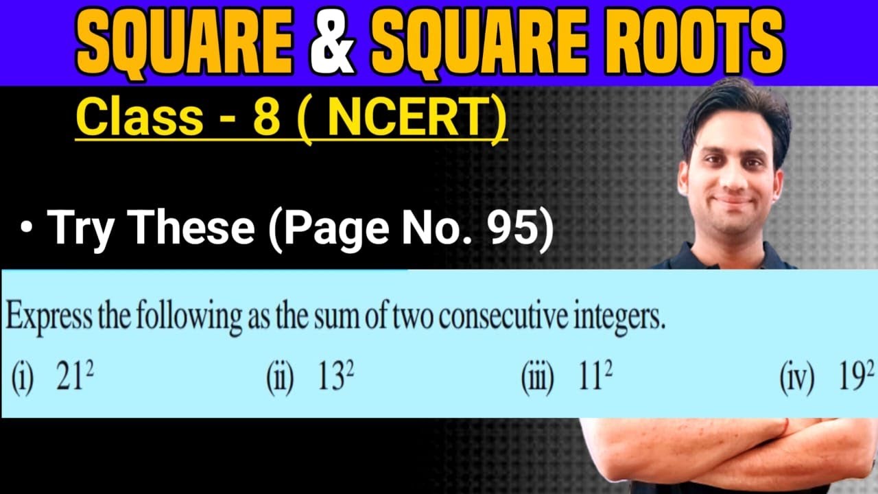 Try These Q.1 pg.no.95 Class 8 Maths NCERT Ch 6 | Express the following ...