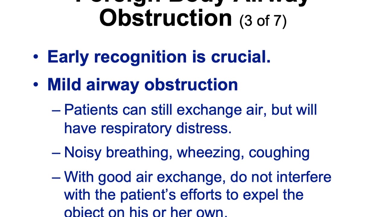 Airway management part 6 FBAO - YouTube