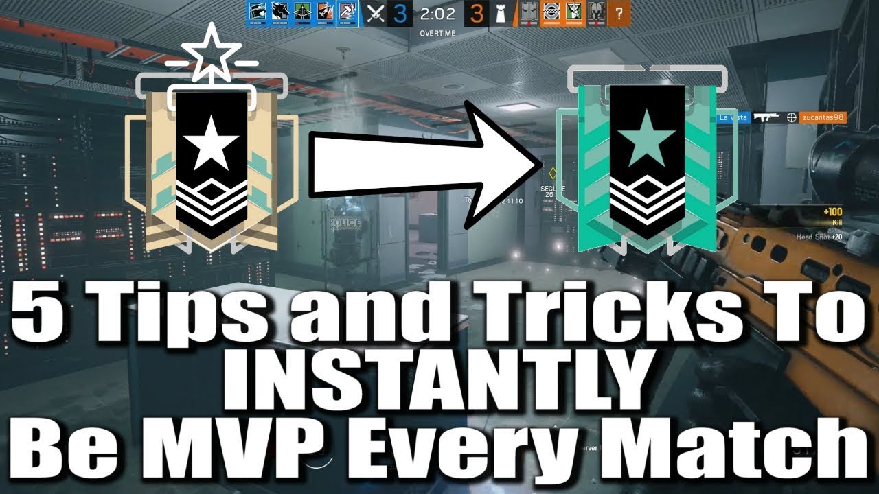 5 Tips That Will INSTANTLY Make You MVP Every Match! Rainbow Six Siege ...