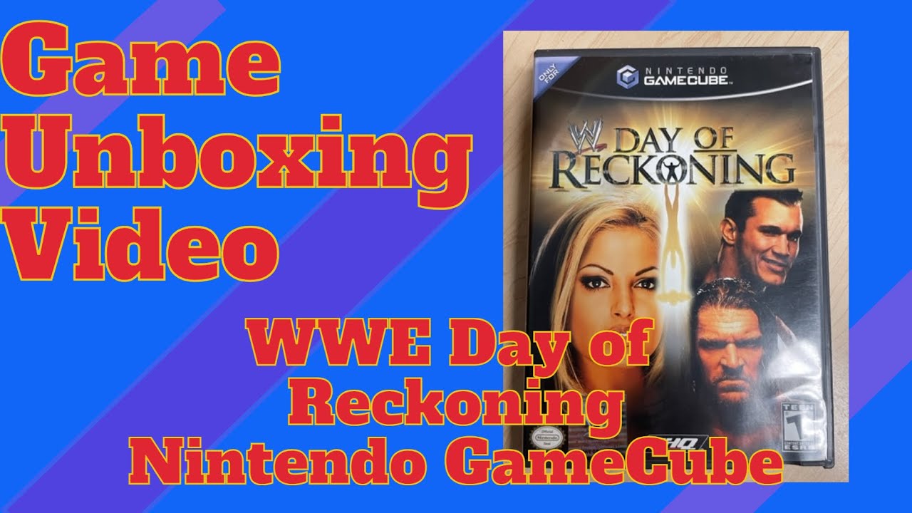 WWE Day of Reckoning for Nintendo GameCube Unboxing Video - YouTube