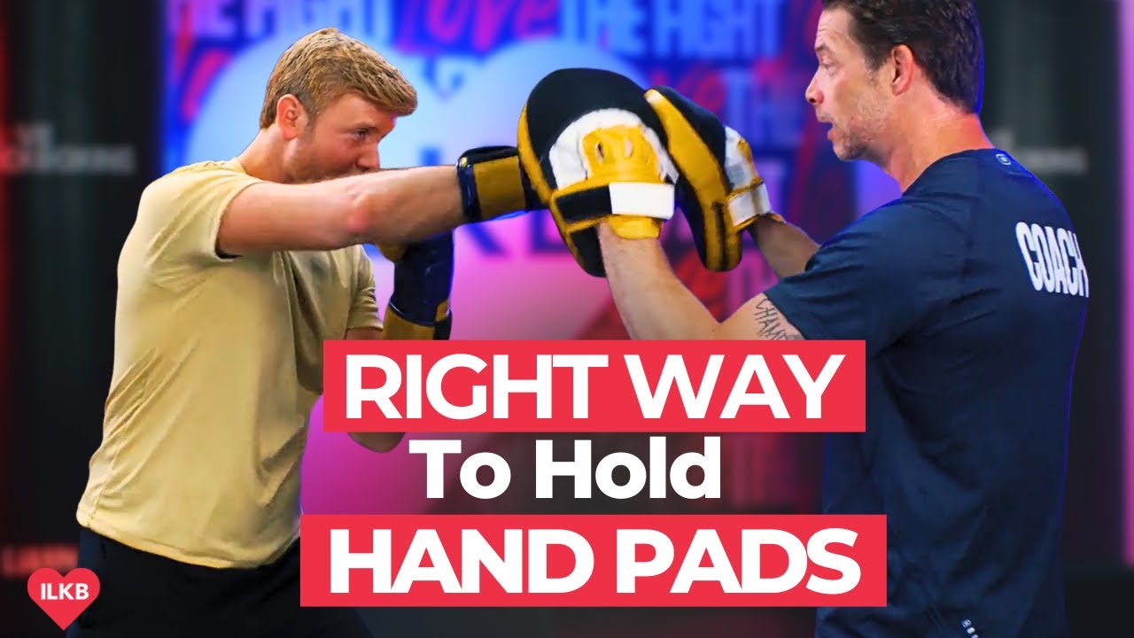 How to Hold Hand Pads for Kickboxing with Shannon Hudson - YouTube