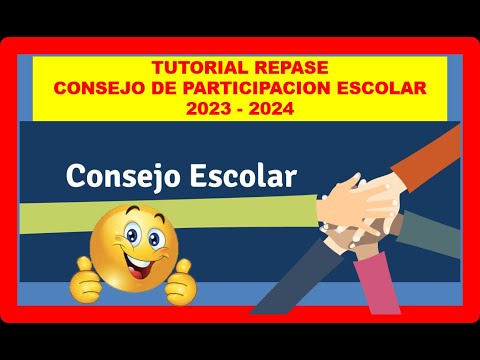 TUTORIAL REPASE 2023-2024 /REGISTRO EN LINEA CONSEJO DE PARTICIPACION ...