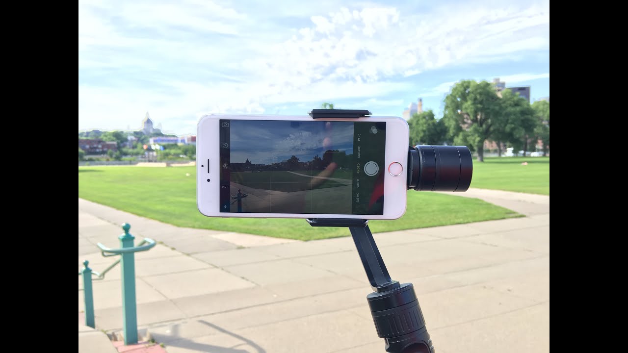 3-Axis Stabilizing Gimbal for Mobile Devices by SkyLab - YouTube