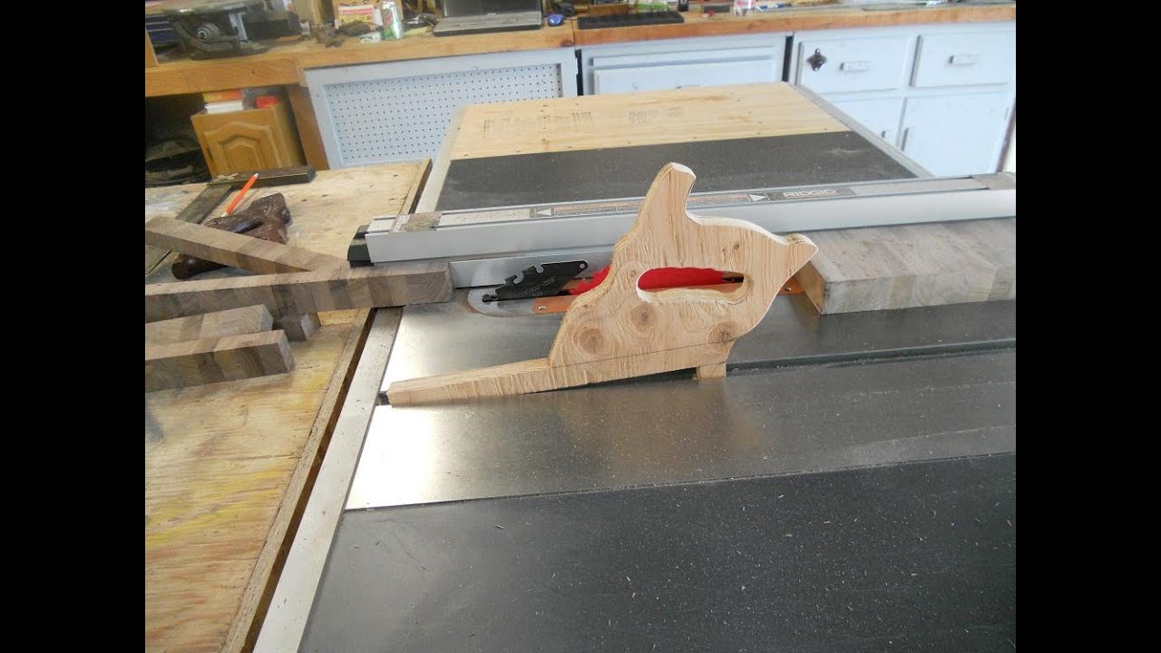 hand saw style push block - YouTube