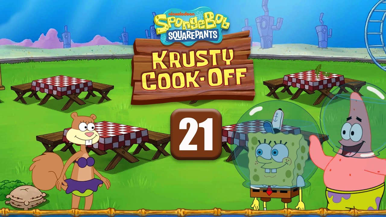 SpongeBob: Krusty Cook-Off - Sandy's BBQ - Part 21 - (Level 21-25 ...