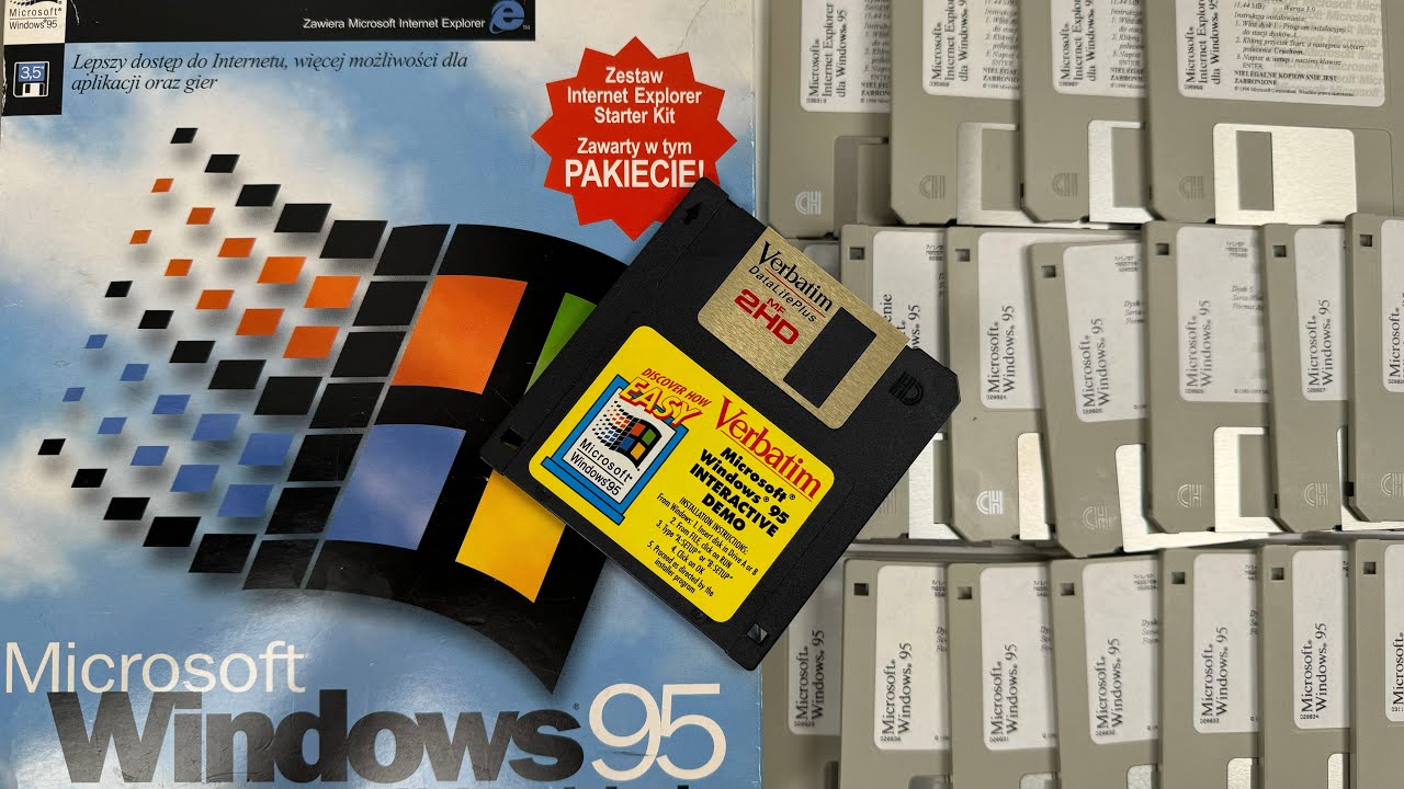Windows 95 interactive demo - Jak promowano kiedyś Windowsa? - YouTube