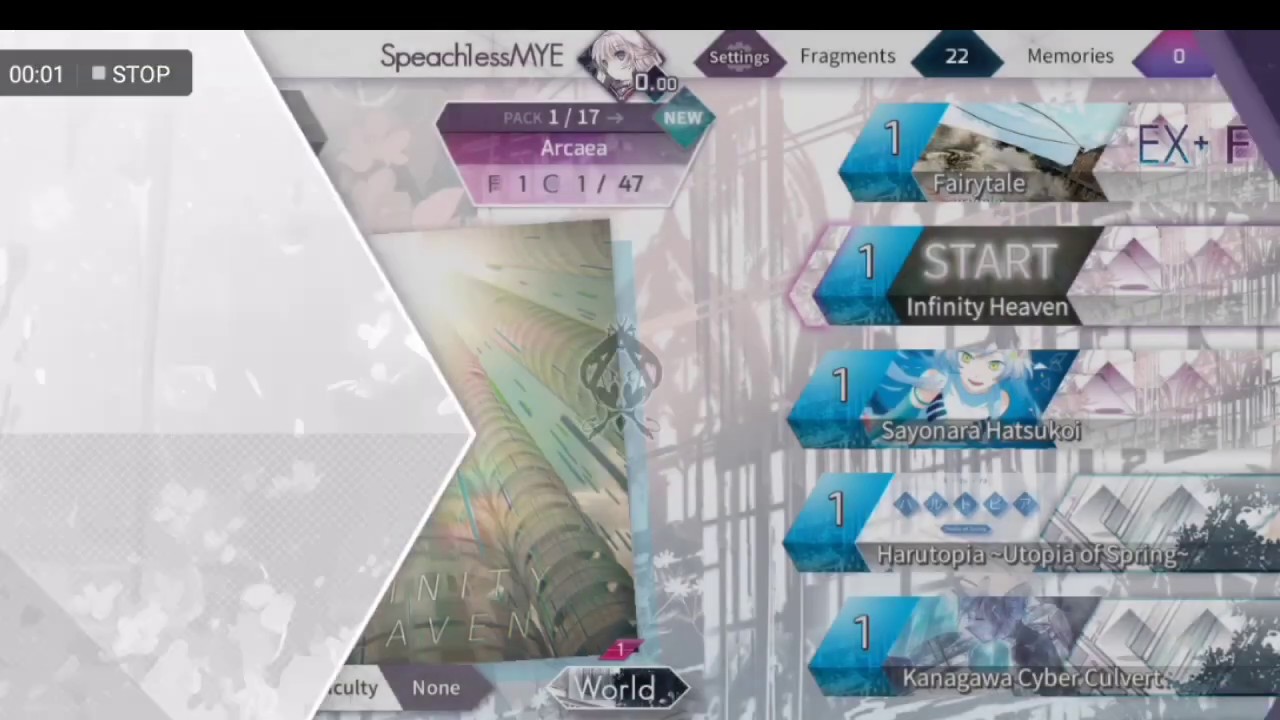 [Arcaea] Infinity Heaven |Full Recall | Past - YouTube