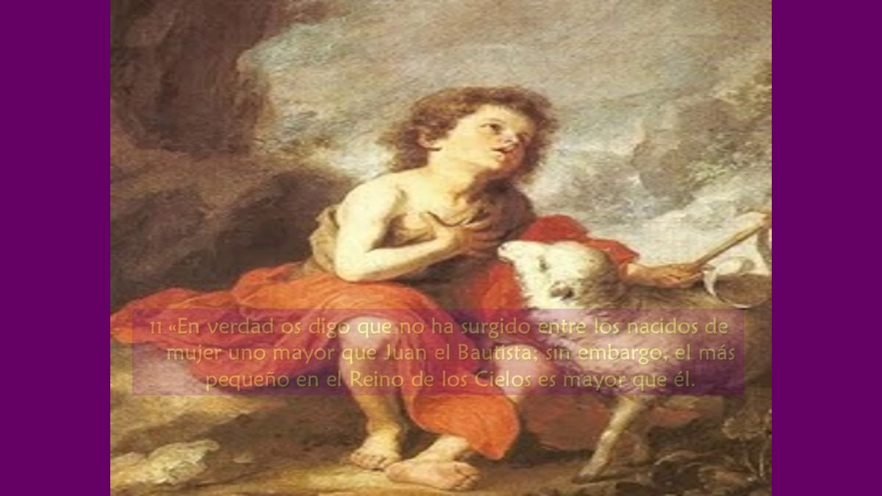 Evangelio San Mateo 11, 2 11 - YouTube