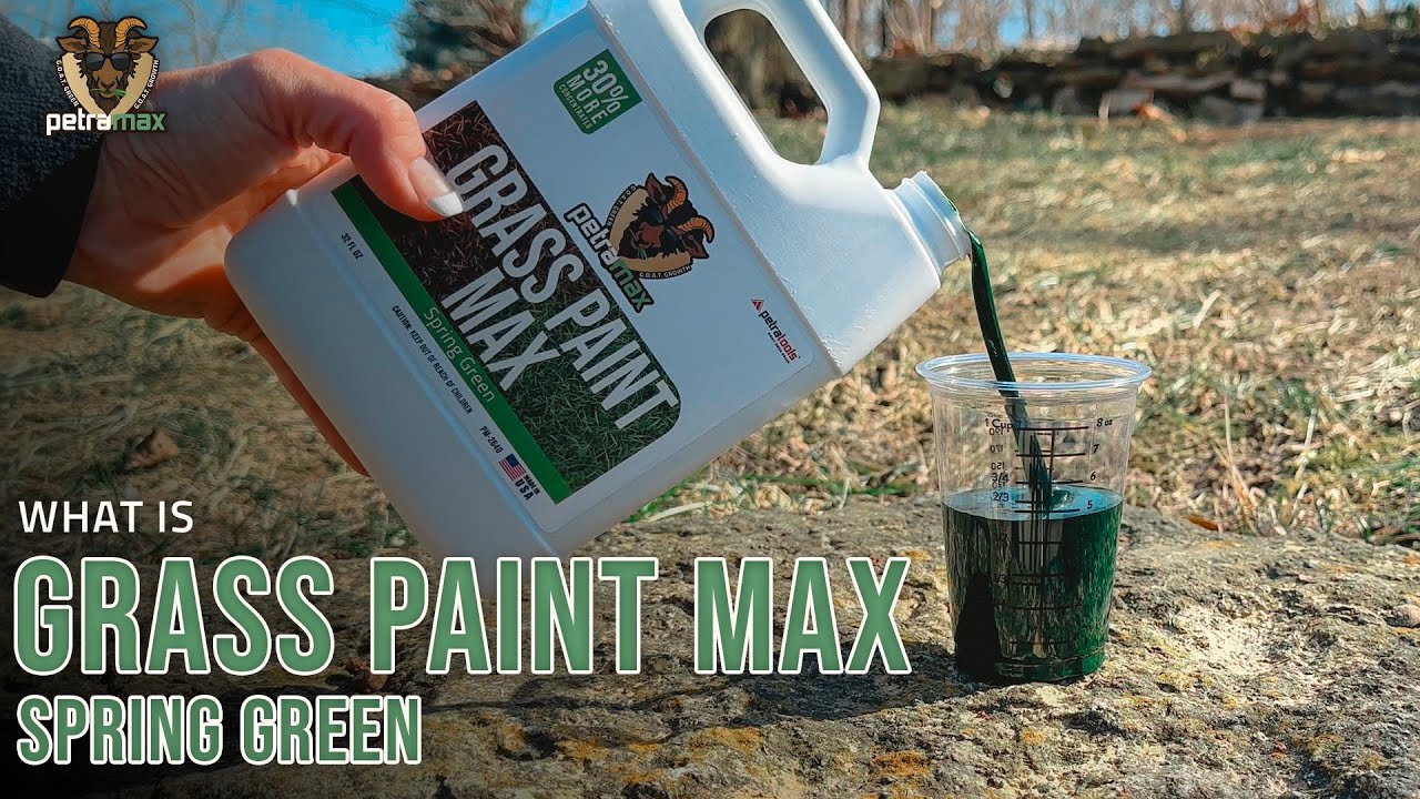 What is the Grass Paint Max Spring Green? | PetraMax™ - YouTube