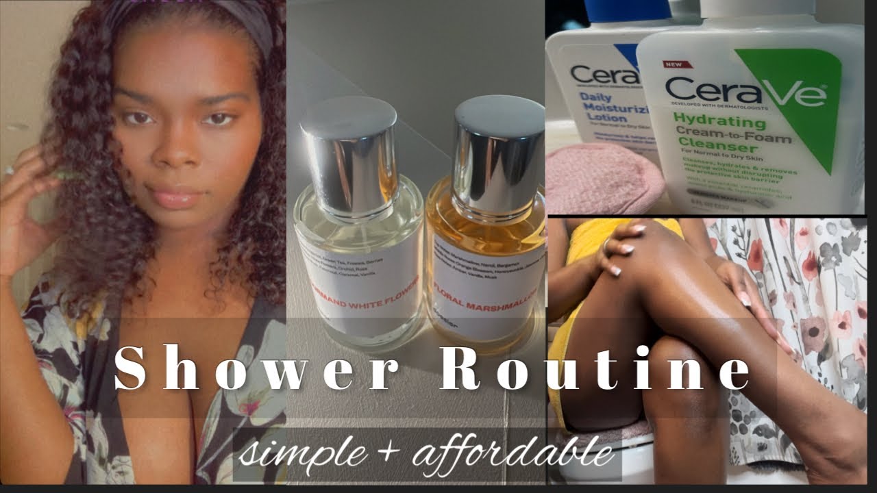MY QUICK AND EASY EVERYDAY SHOWER ROUTINE FT DOSSIER (USING ONLY 5 ...