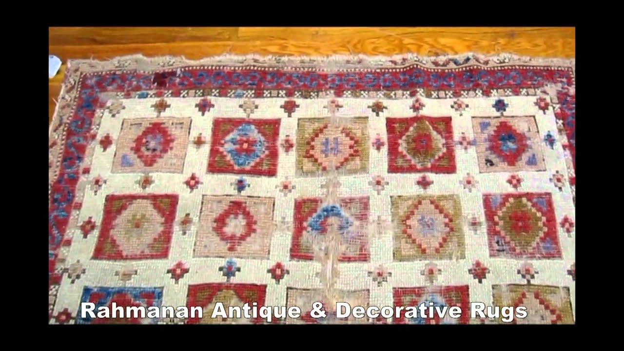 Antique Anatolian Turkish Rug #19289 by Rahmanan - YouTube