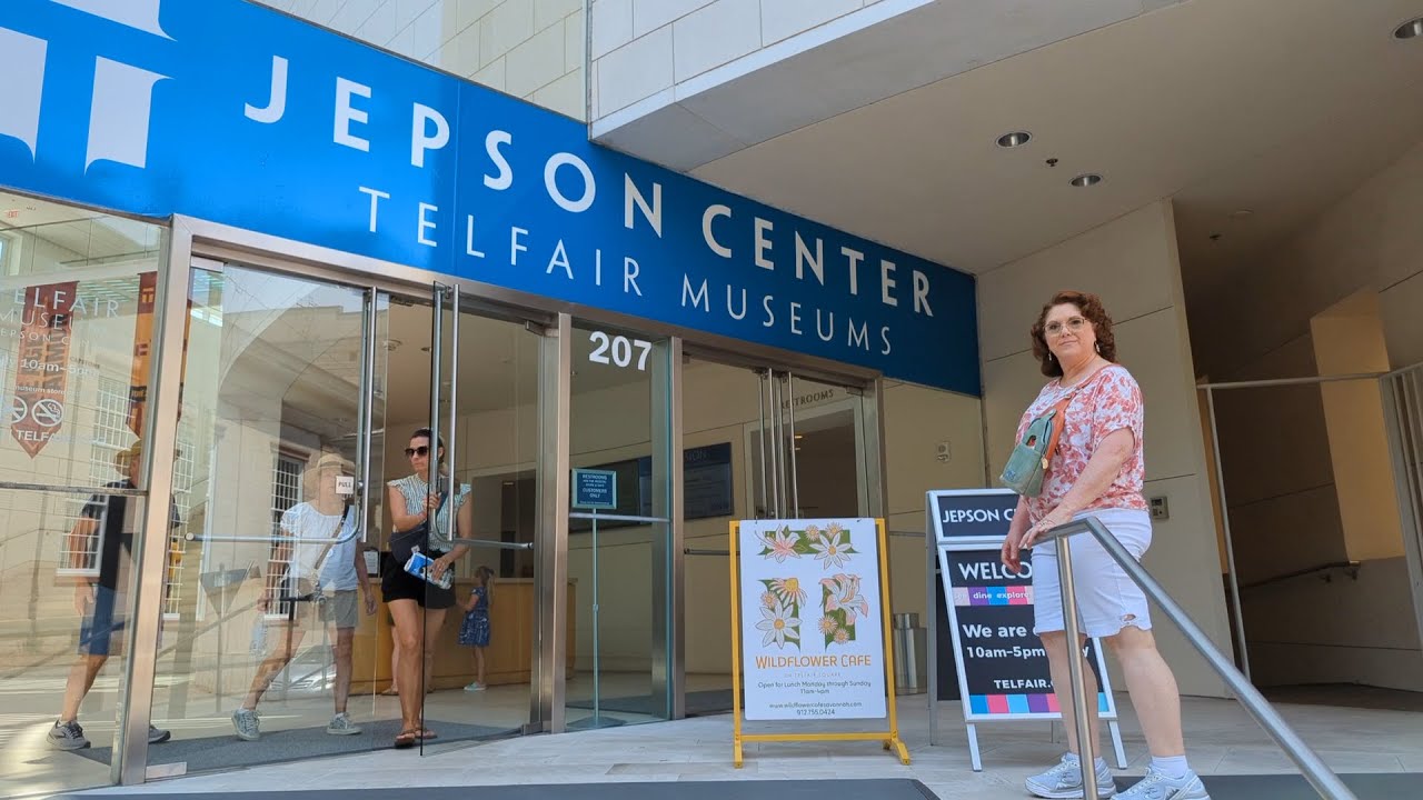 Telfair Museum (Jepson Center) With Tammy - YouTube