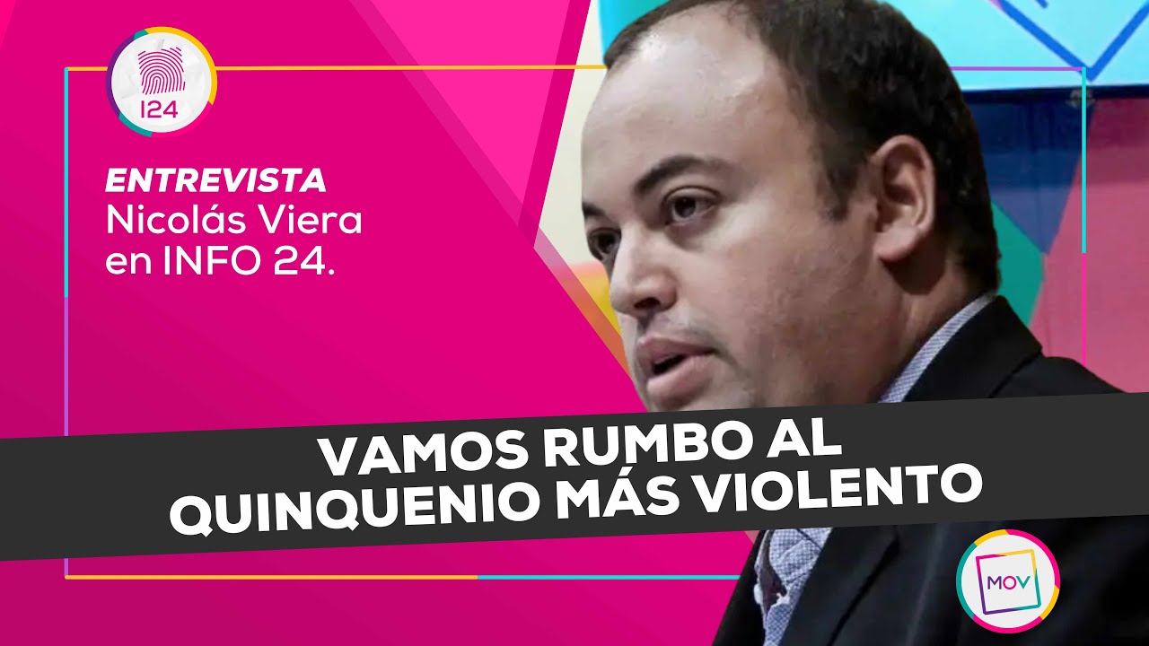 "Vamos rumbo al quinquenio mas violento" | Nicolás Viera en #INFO24 - YouTube