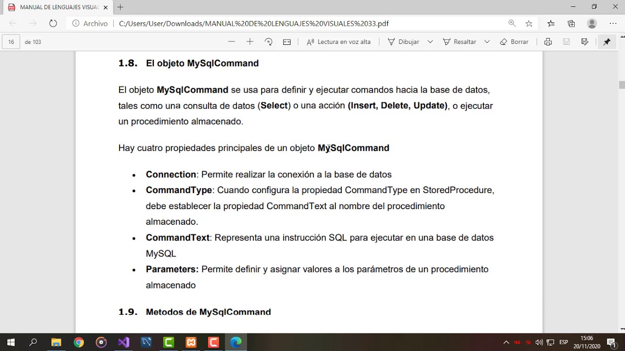 Insertar, Modificar Registros en una tabla usando MySqlComand - YouTube