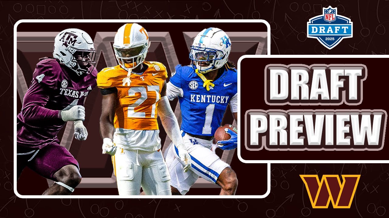 WASHINGTON COMMANDERS DRAFT PREVIEW STREAM - YouTube