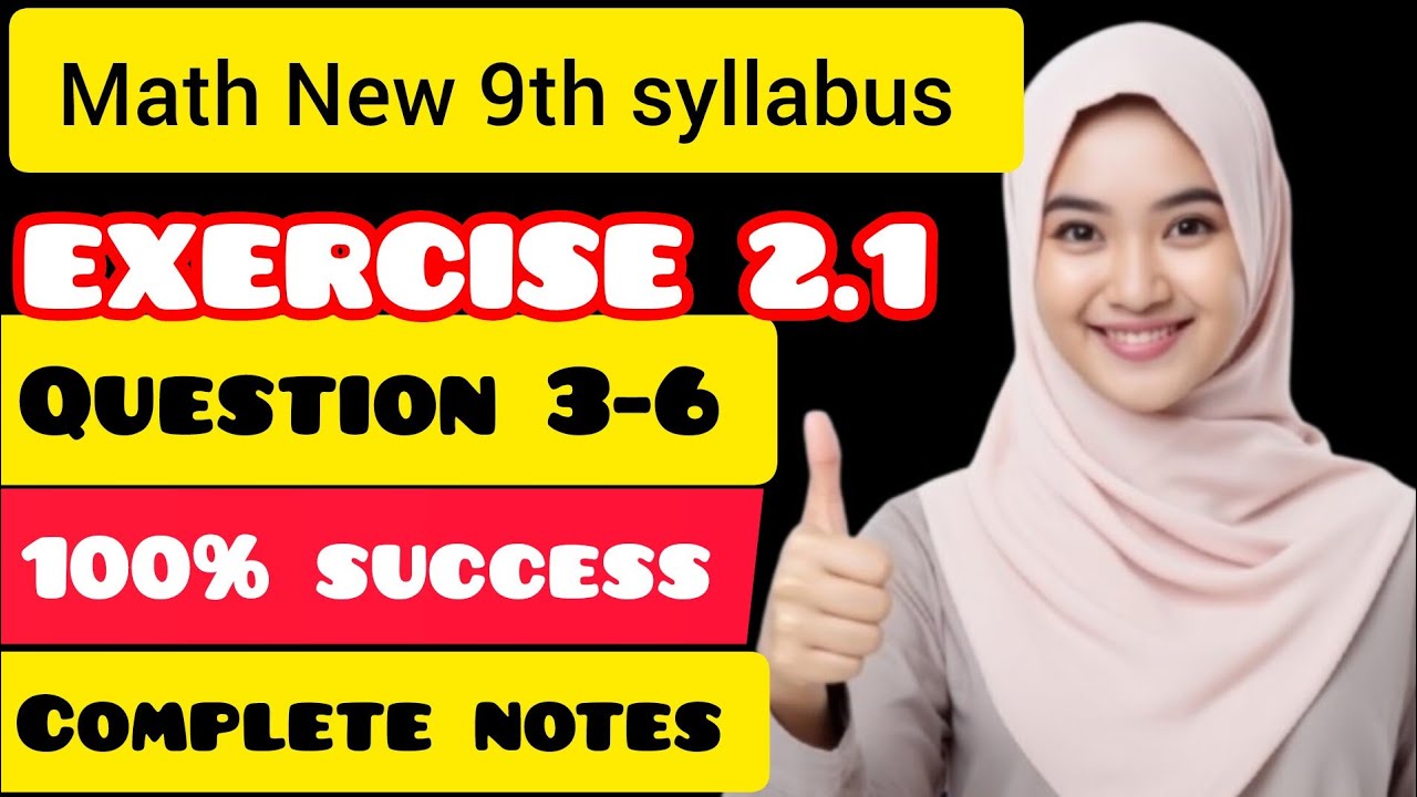 9th Class Math New Book 2025 Exercise 2.2 Question No 3-6 Ex 2.2 Math Class 9 Ch2 @MathVortex324 ...