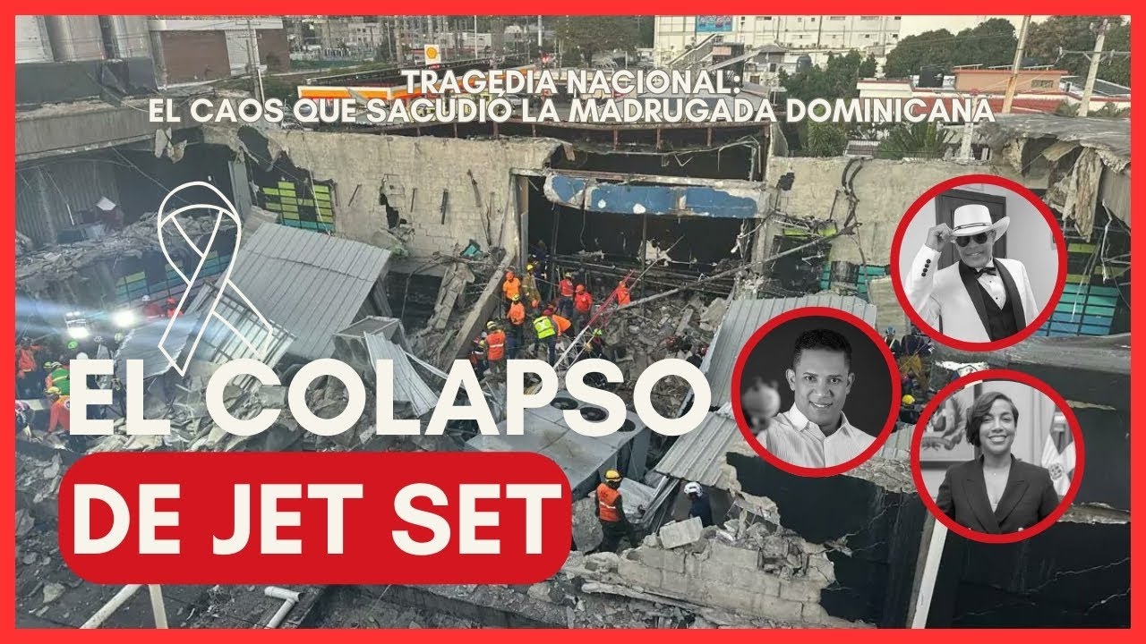 TRAGEDIA NACIONAL - COLAPSA LA DISCOTECA JET SET - YouTube