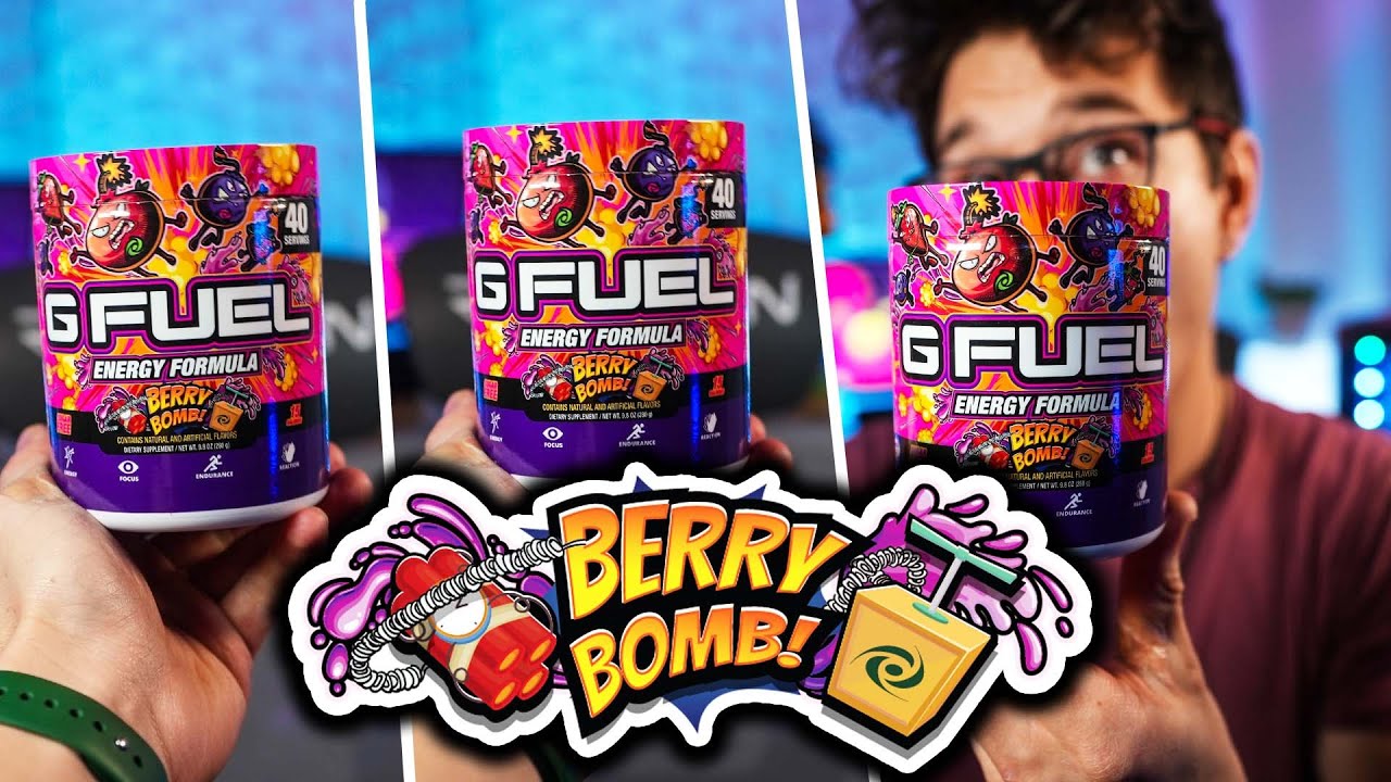 Berry Bomb GFUEL Flavor Review! - YouTube