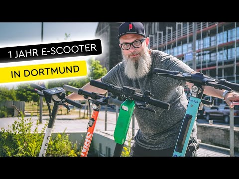 SPIN, TIER, LIME, BIRD und CIRC: 1 Jahr E-Scooter in Dortmund