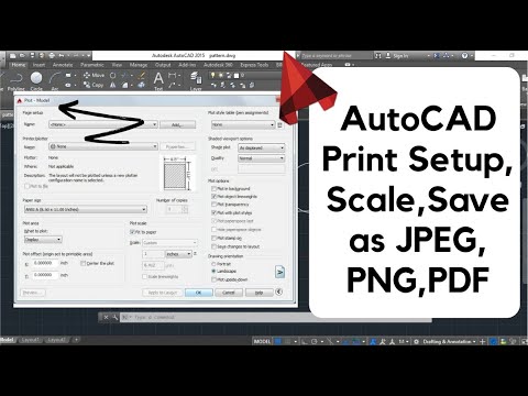Autocad Draw 2D Drawing & print all Setting Full Tutorial - YouTube