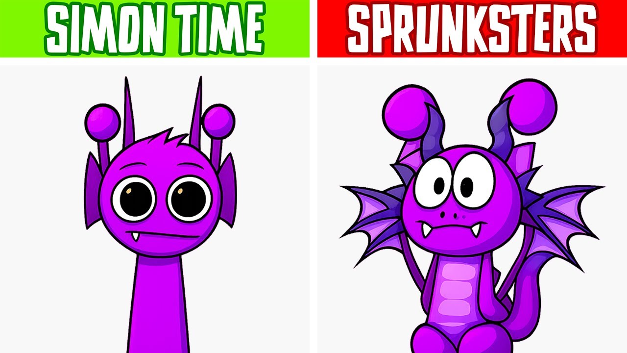 Sprunki Simon Time | OG Simon Time VS Sprunksters + Mix! - YouTube