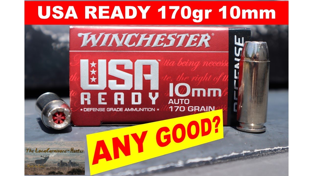 Is Winchester USA READY 170 Grain 10mm ANY GOOD? - YouTube