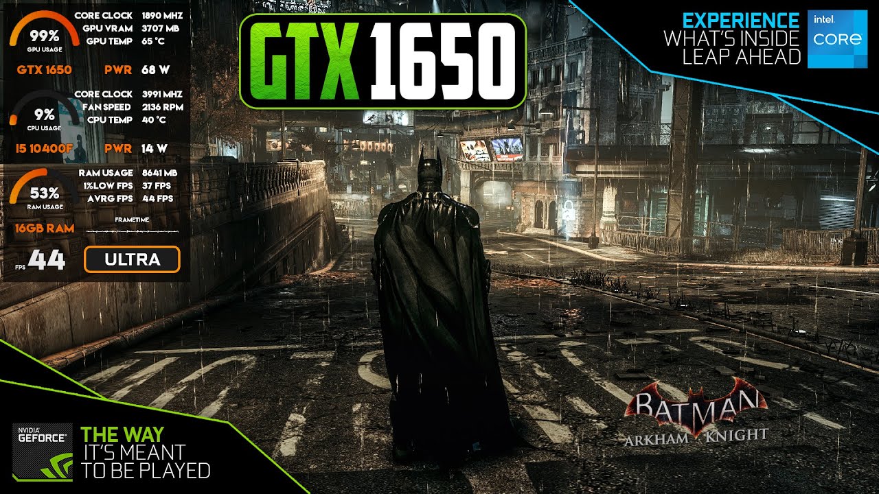 GTX 1650 - Batman Arkham Knight - Enhanced Graphics ReShade - 1080p ...
