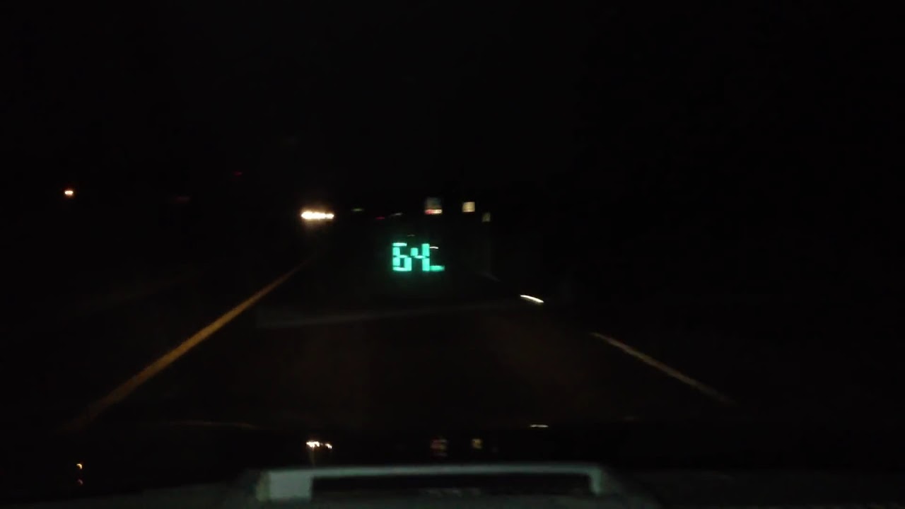 Oldsmobile Cutlass Supreme HUD Heads up Display - YouTube