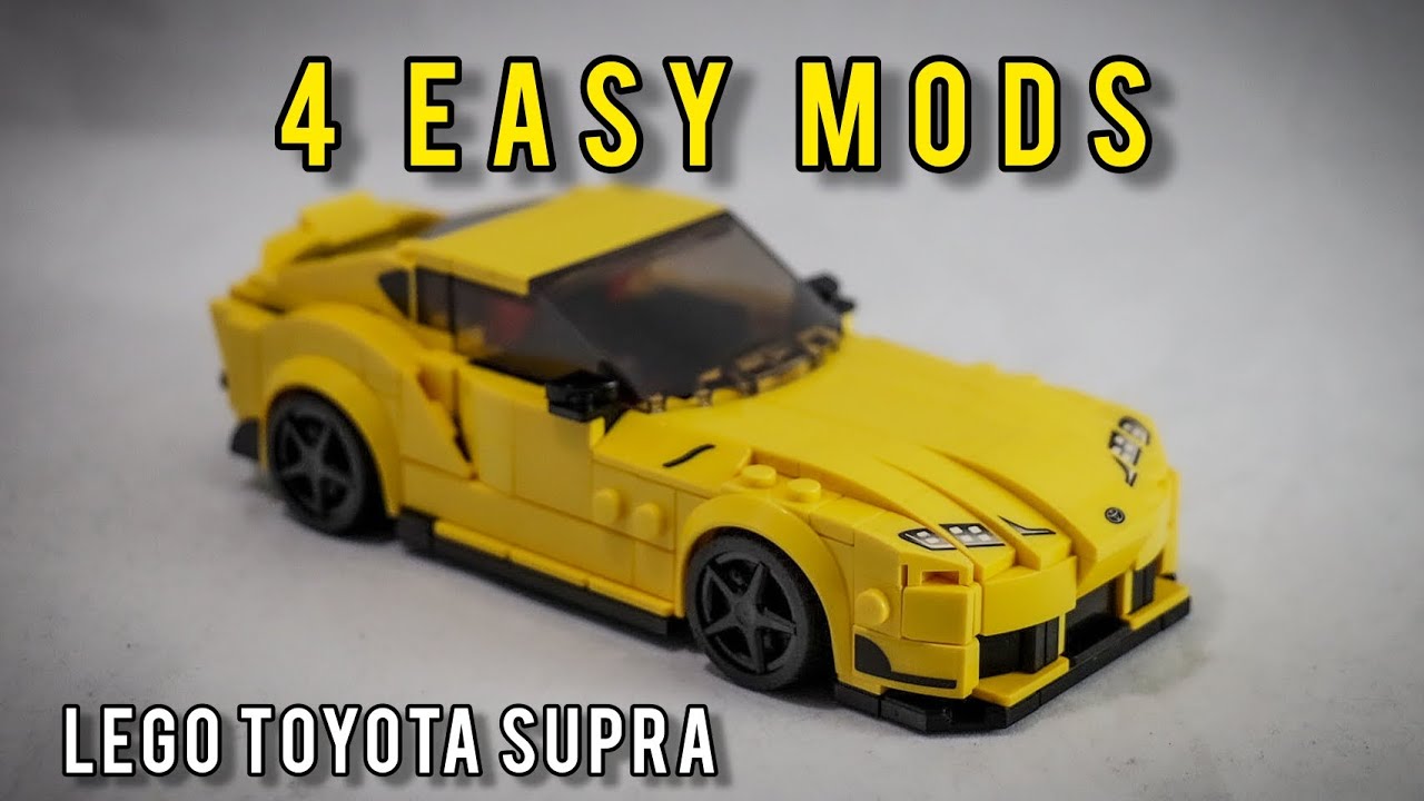 4 EASY MODS FOR YOUR LEGO TOYOTA SUPRA - YouTube