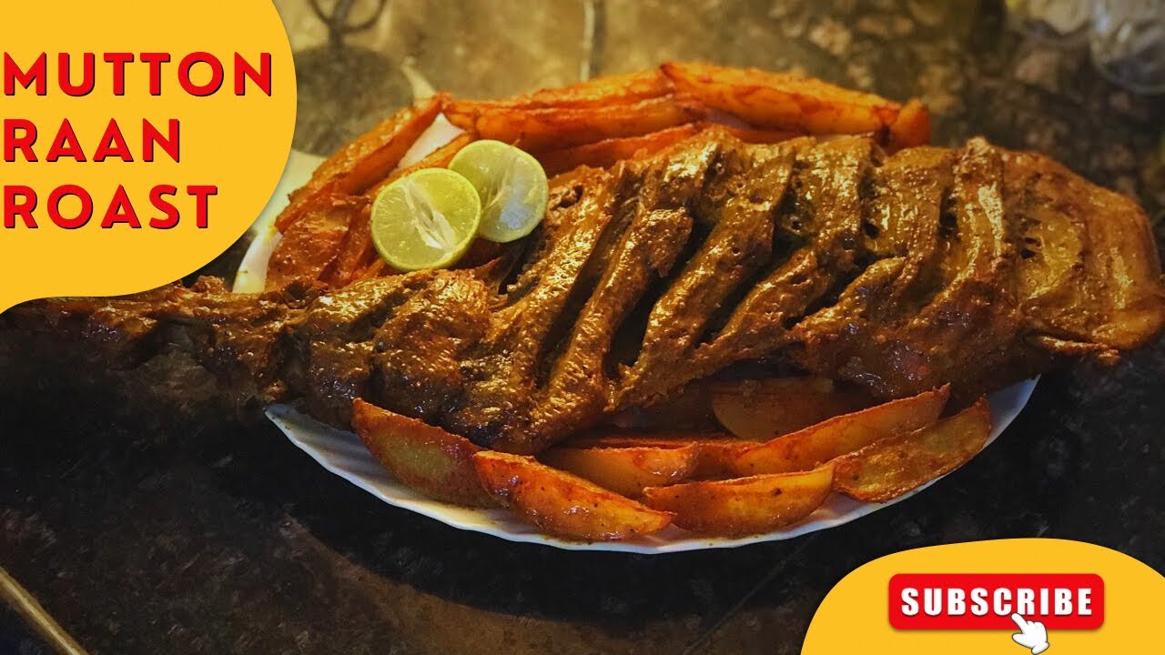 Mutton Raan Roast | Mutton leg roast in oven - YouTube