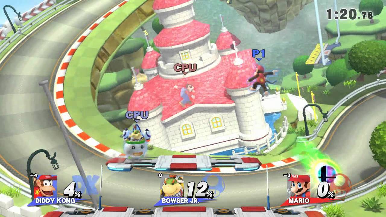 Diddy Kong Vs Bowser Jr