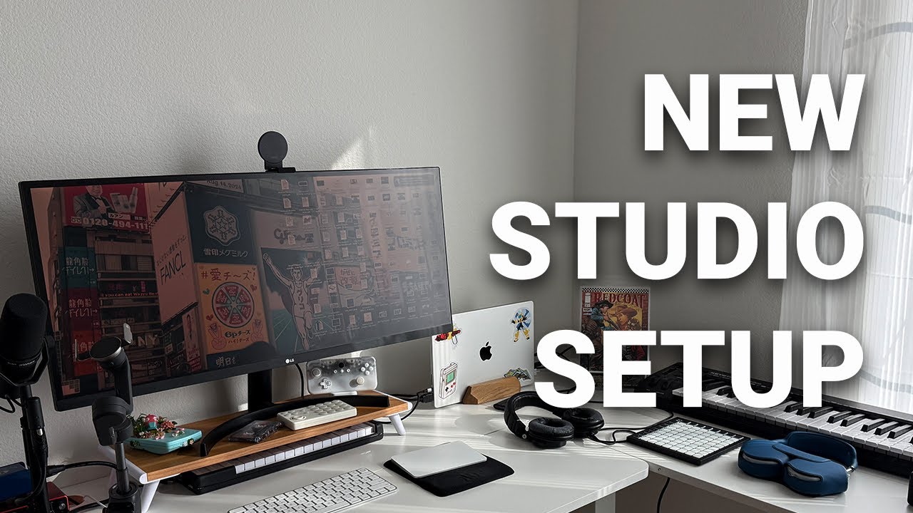 New Studio, Who Dis? | Desk Setup Time-Lapse 🎛️📦 - YouTube