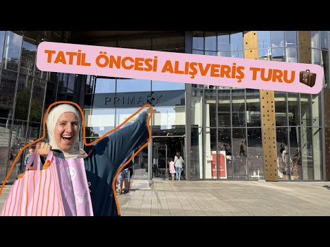 BAŞKA ŞEHİRE GİTTİK | TATİL ALIŞVERİŞİ 🧳 Primark , DM , Tedi