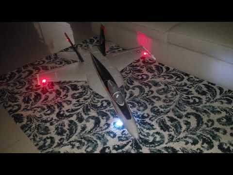 Lights for freewing F18 - YouTube