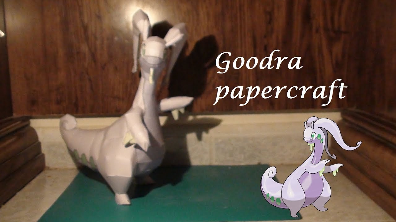 Time for a Papercraft Timelapse: Goodra - YouTube