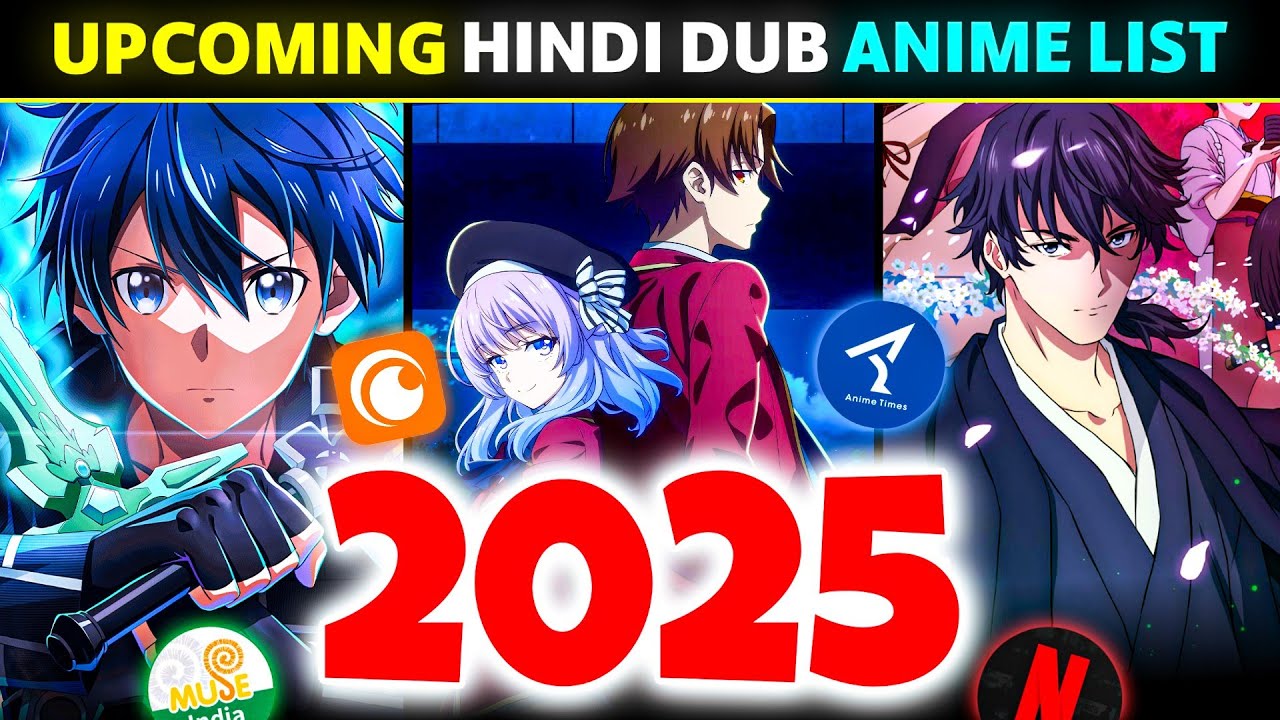 Upcoming Hindi Dub Anime Of 2025 🔥 | New 20+ Hindi Dubbed Anime Coming ...