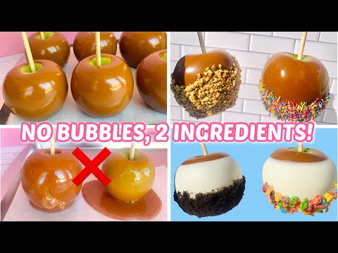 KEIN FEHLER – KARAMELLAPFEL AUS 2 ZUTATEN | Jedes Mal perfekte Karamelläpfel!